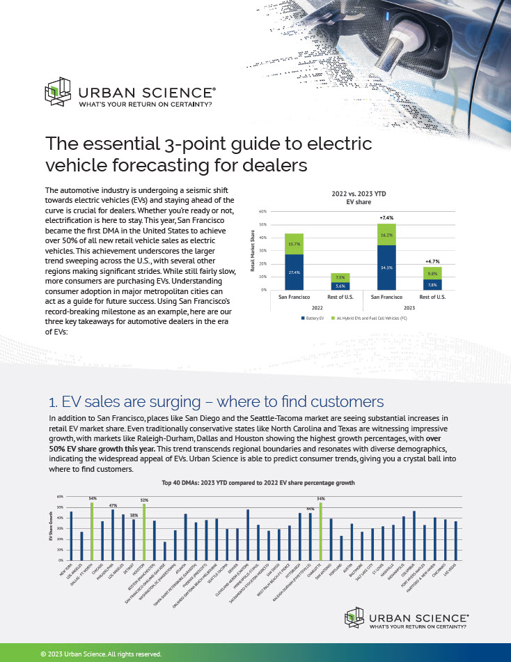 The essential 3-point guide to electric vehicle forecasting for dealers ...